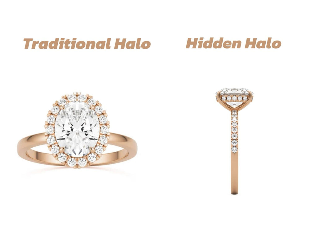 Engagement Ring Guide: Selecting a Halo or Hidden Halo Setting – Nobel ...